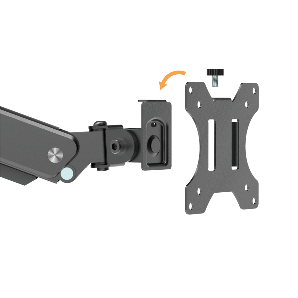 Ultradesk BRANCH SINGLE - Advanced monitor holder for gaming stations