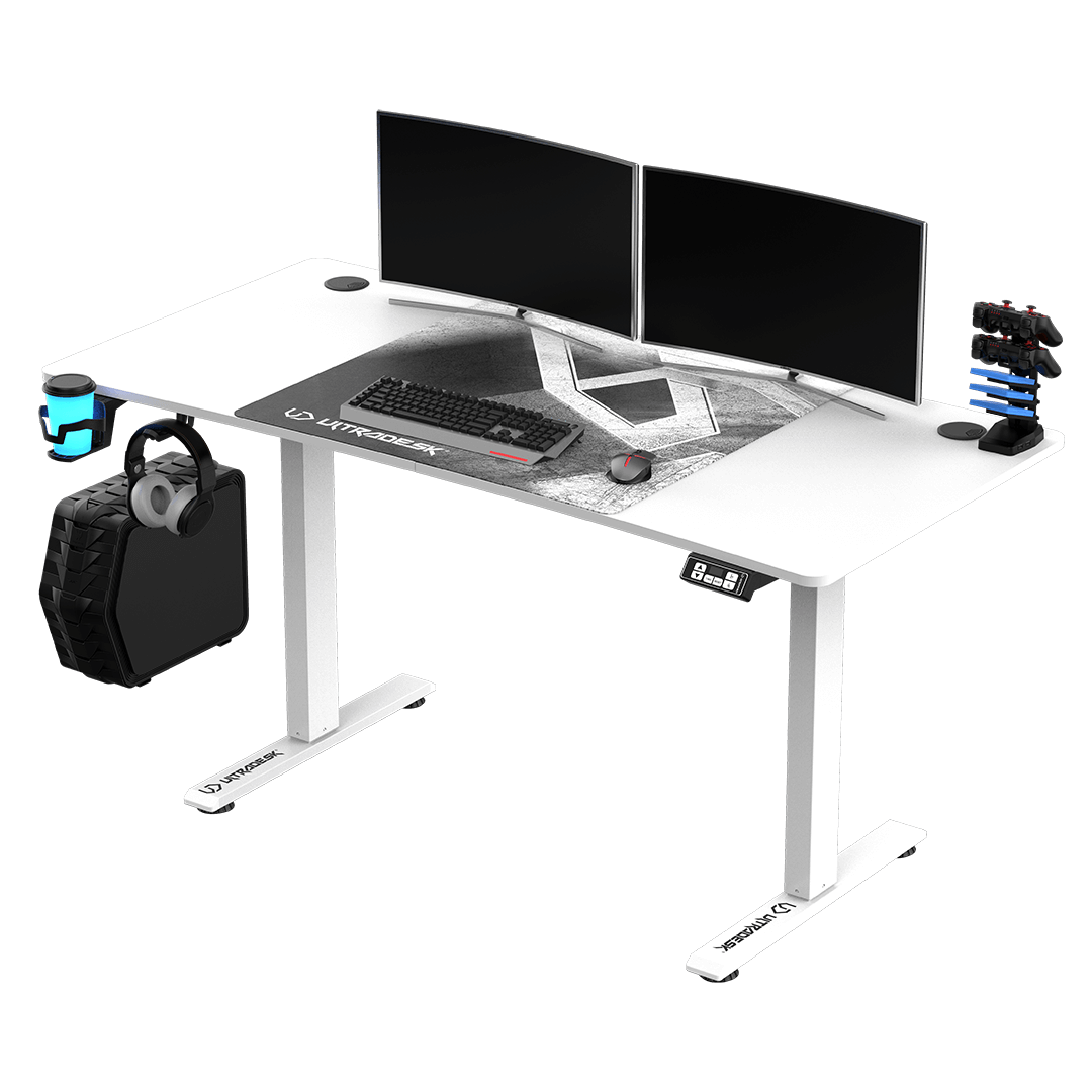 Ultradesk LEVEL V2 - Gaming desk with electric height adjustment