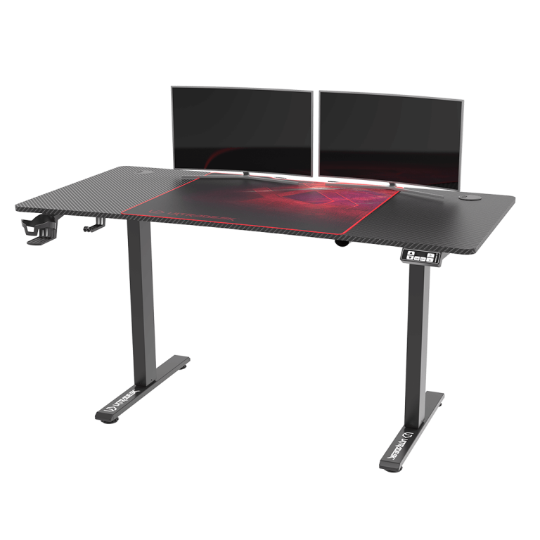 Ultradesk LEVEL V2 - Gaming desk with electric height adjustment