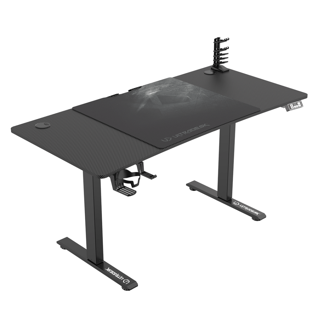 Ultradesk LEVEL V2 - Gaming desk with electric height adjustment