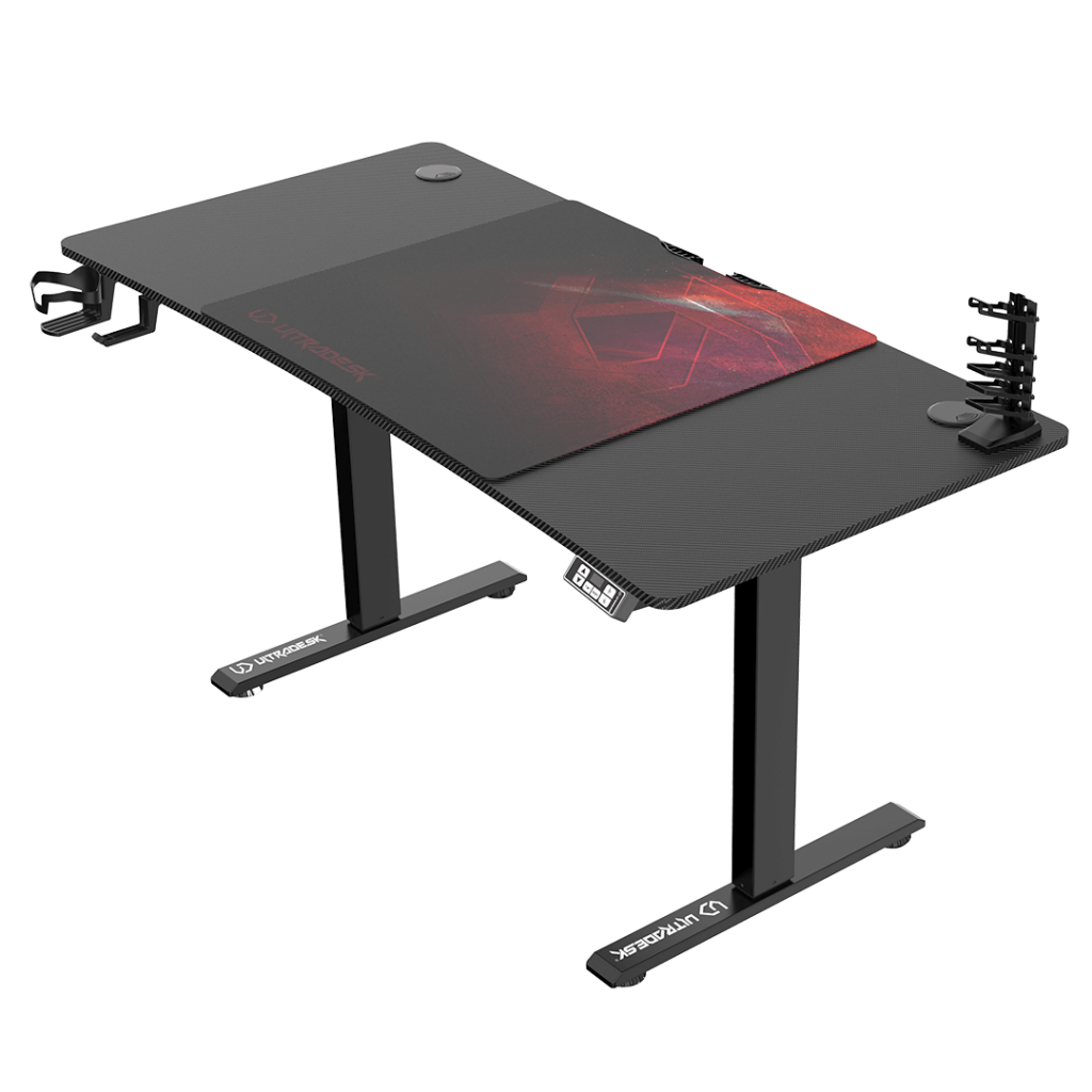 Ultradesk LEVEL V2 - Gaming desk with electric height adjustment