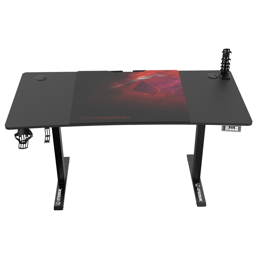 Ultradesk LEVEL V2 - Gaming desk with electric height adjustment
