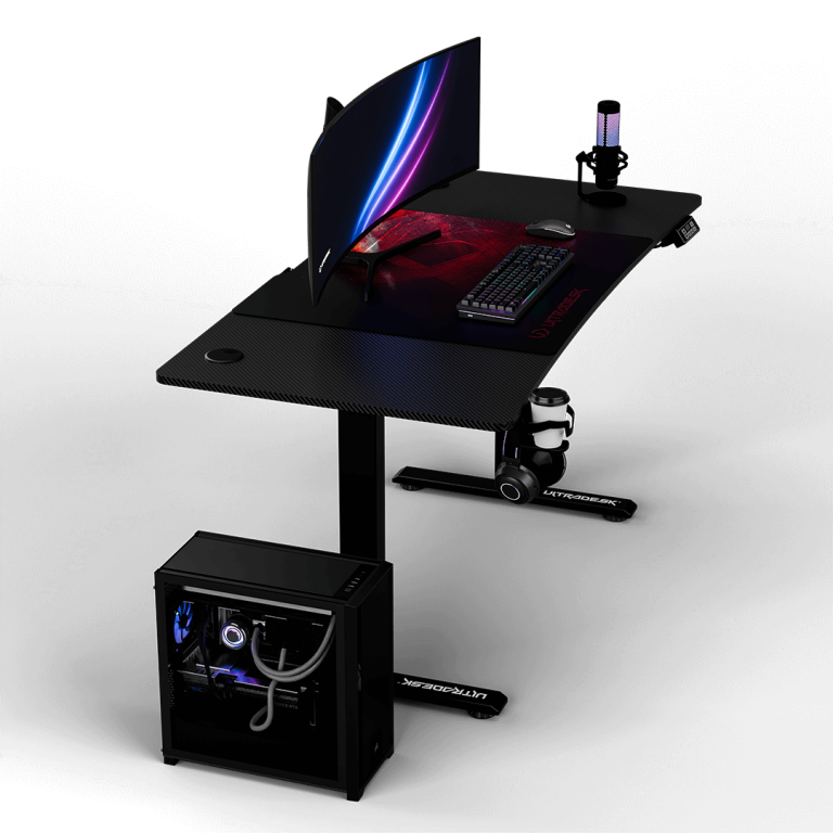 Ultradesk LEVEL V2 - Gaming desk with electric height adjustment