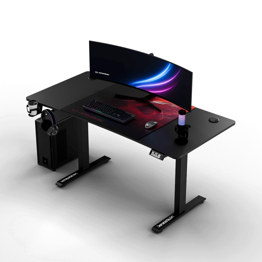 Ultradesk LEVEL V2 - Gaming desk with electric height adjustment