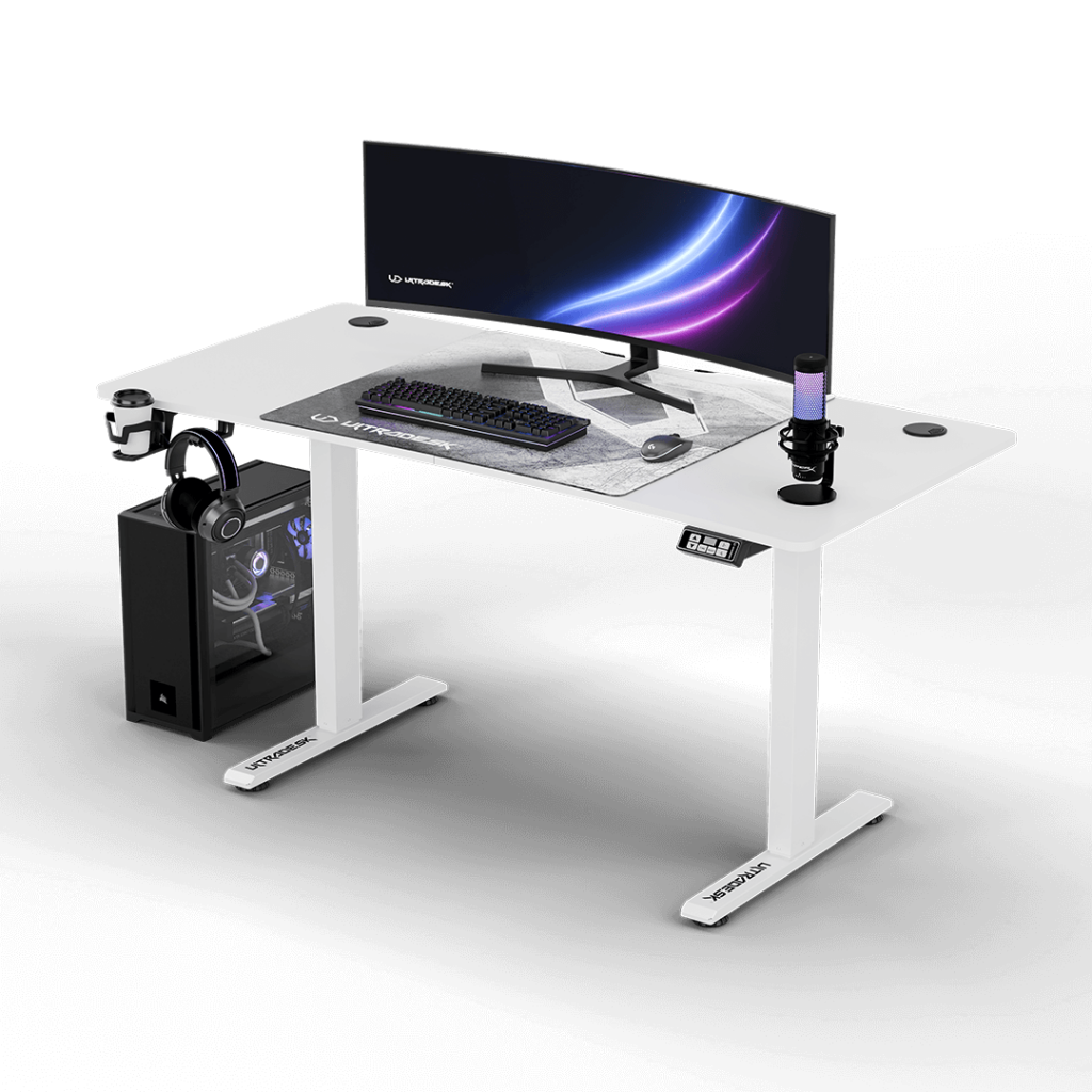 Ultradesk LEVEL V2 - Gaming desk with electric height adjustment