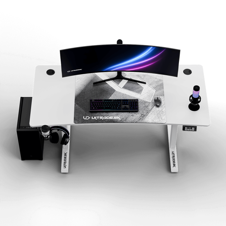 Ultradesk LEVEL V2 - Gaming desk with electric height adjustment