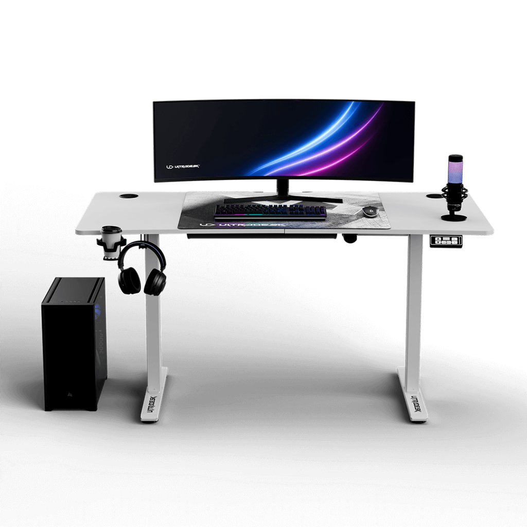 Ultradesk LEVEL V2 - Gaming desk with electric height adjustment