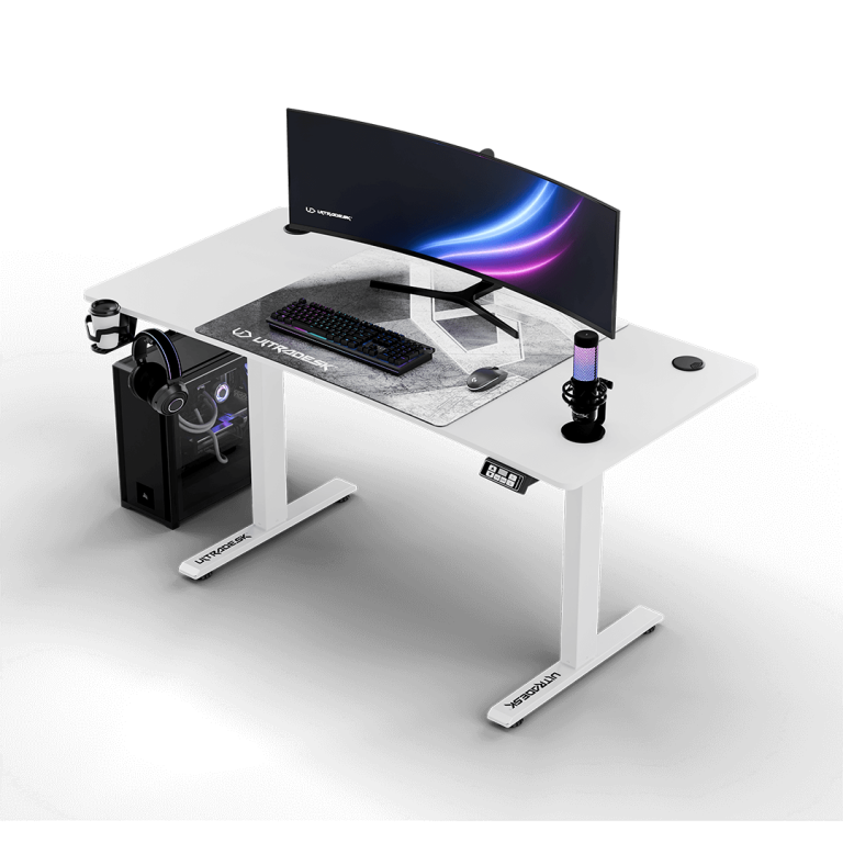 Ultradesk LEVEL V2 - Gaming desk with electric height adjustment