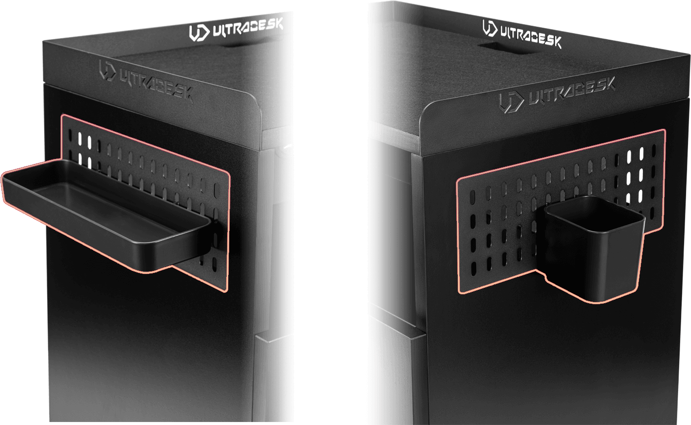 Ultradesk CRATE - Big computer cabinet for gaming PCs and workstations
