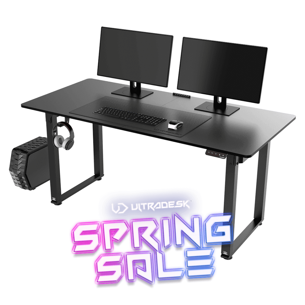 Ultradesk UPLIFT - Large computer desk with electric height adjustment