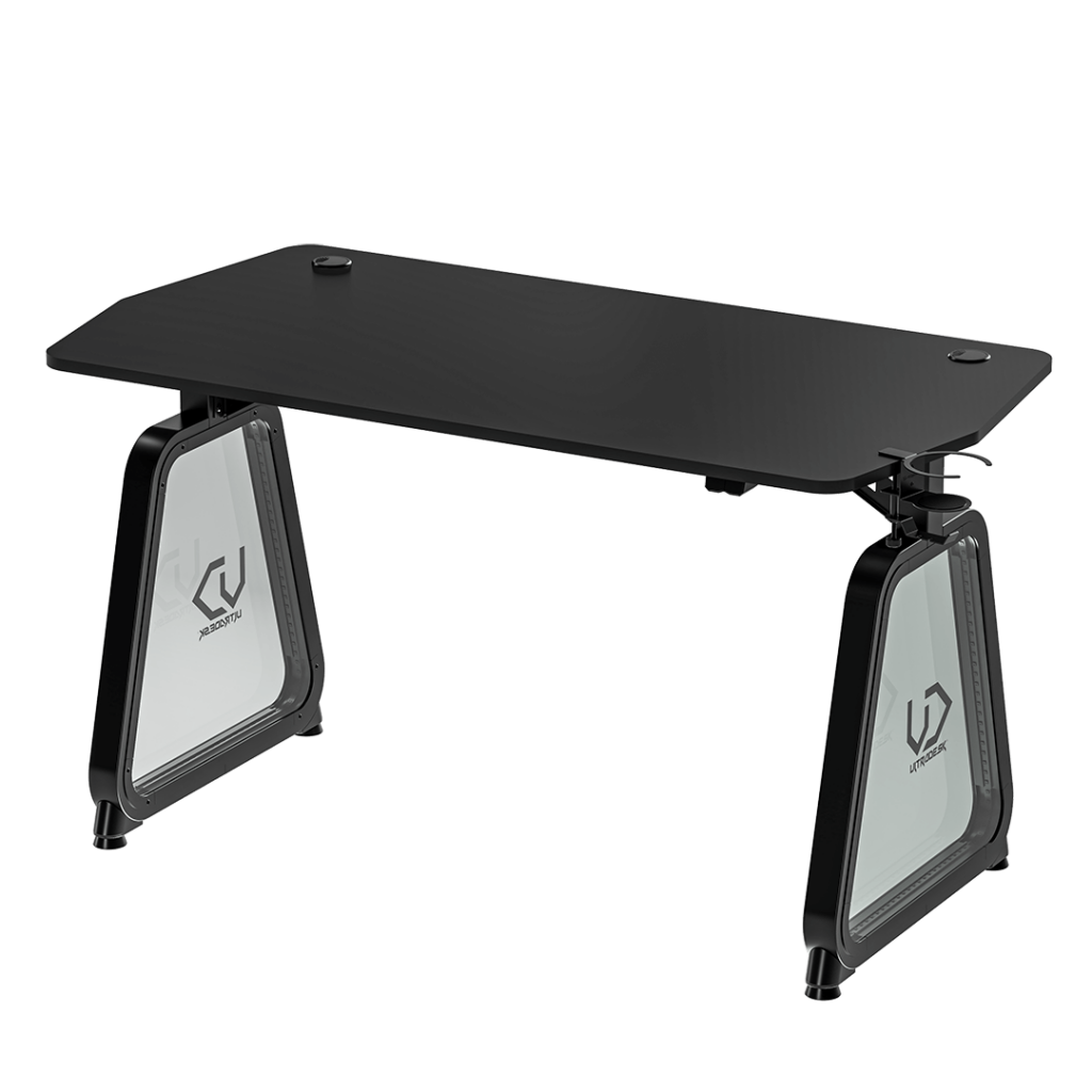 Ultradesk BOOSTER - Gaming Desk with LED RGB Prismatic, Extensions
