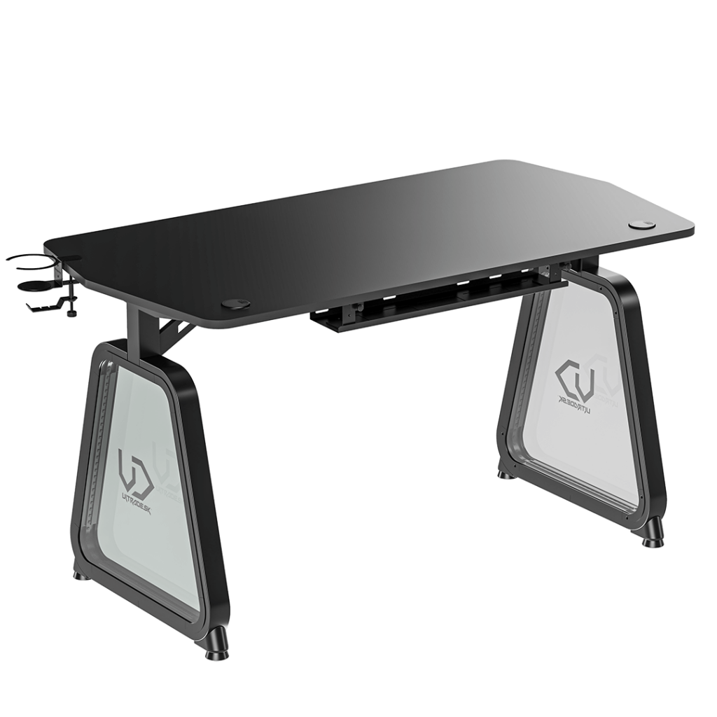 Ultradesk BOOSTER - Gaming Desk with LED RGB Prismatic, Extensions