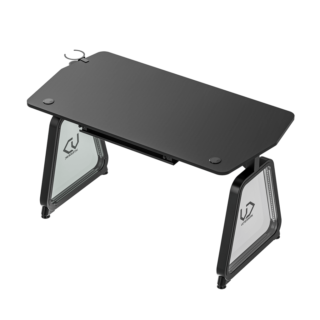 Ultradesk BOOSTER - Gaming Desk with LED RGB Prismatic, Extensions