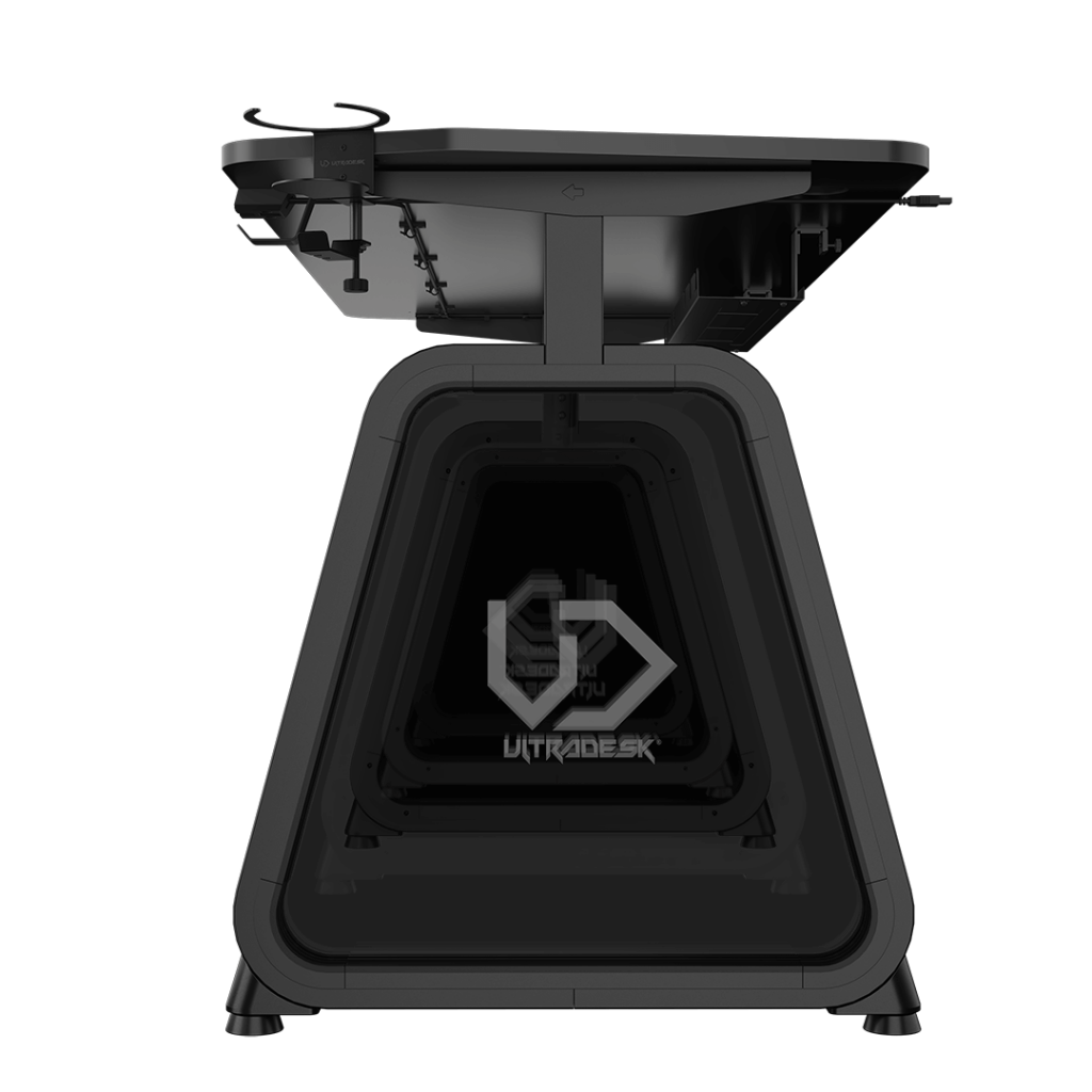 Ultradesk BOOSTER - Gaming Desk with LED RGB Prismatic, Extensions