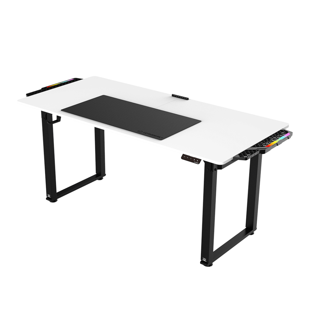 Ultradesk UPLIFT LED RGB - Computer desk with height adjustment