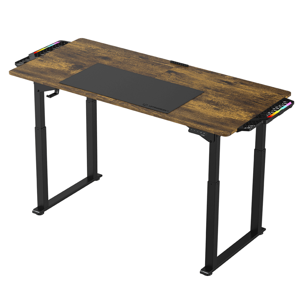 Ultradesk UPLIFT LED RGB - Computer desk with height adjustment
