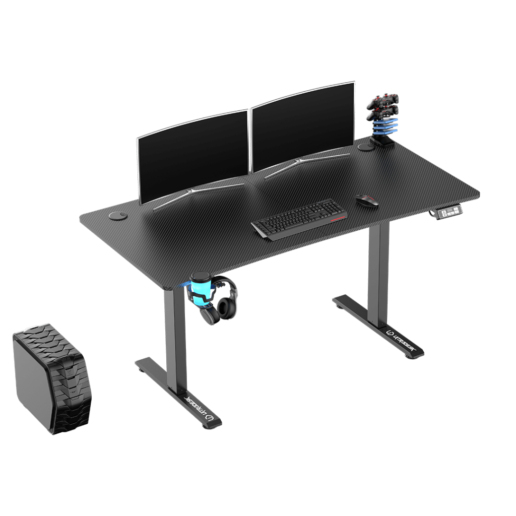 Ultradesk LEVEL V2 - Gaming desk with electric height adjustment
