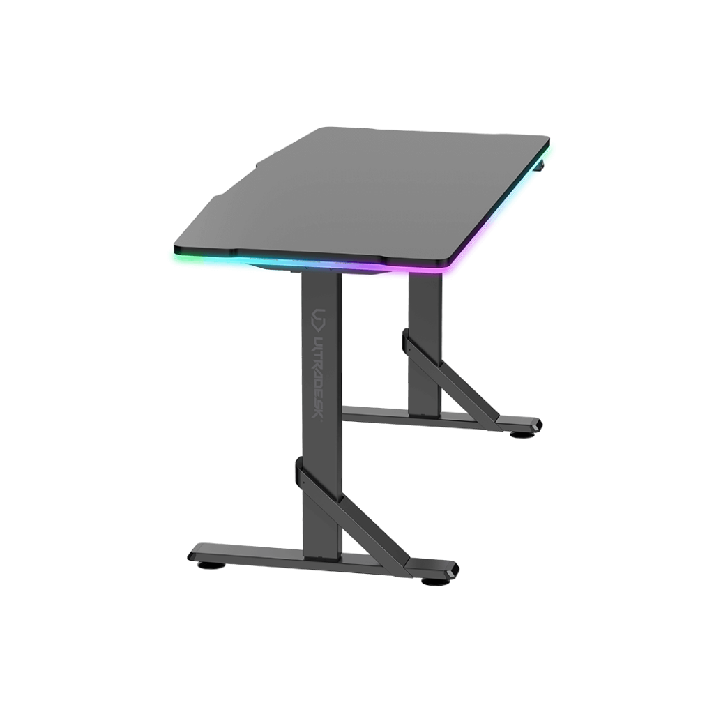 Ultradesk IRON - Innovative computer desk with LED RGB Prismatic