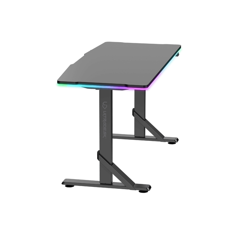 Ultradesk IRON - Innovative computer desk with LED RGB Prismatic