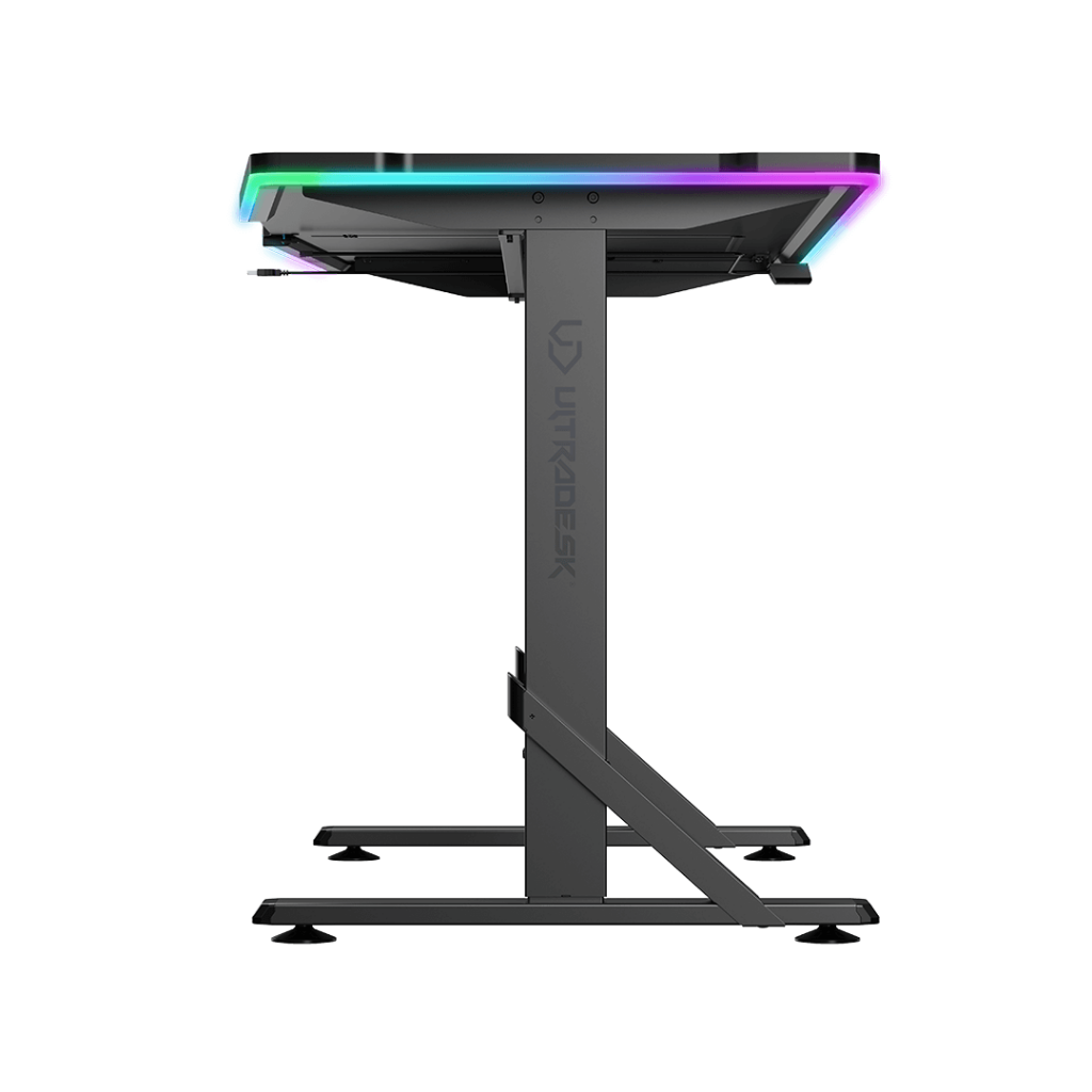 Ultradesk IRON - Innovative computer desk with LED RGB Prismatic