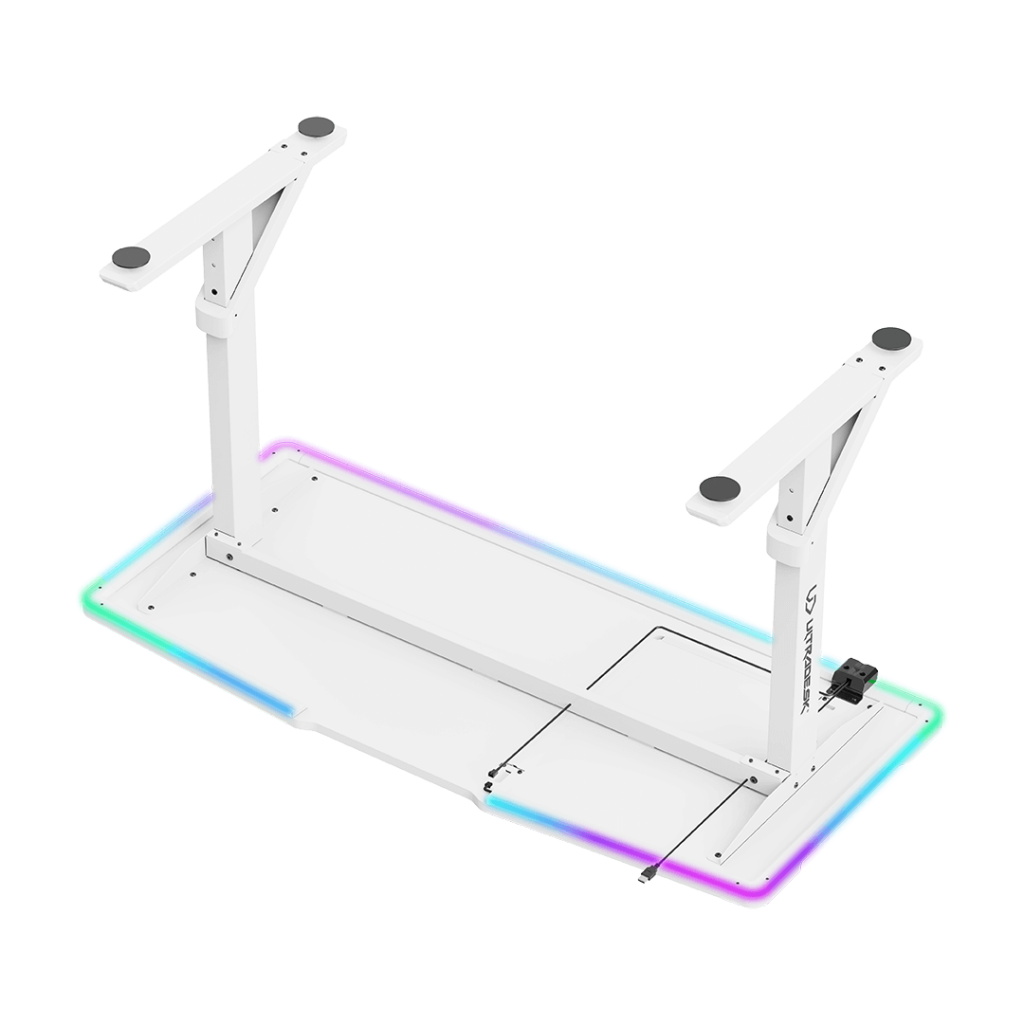 Ultradesk IRON - Innovative computer desk with LED RGB Prismatic