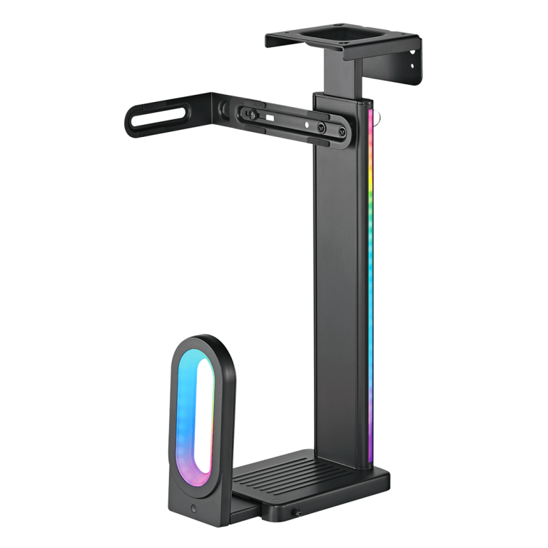 Ultradesk FLANK - Computer holder with LED RGB lighting