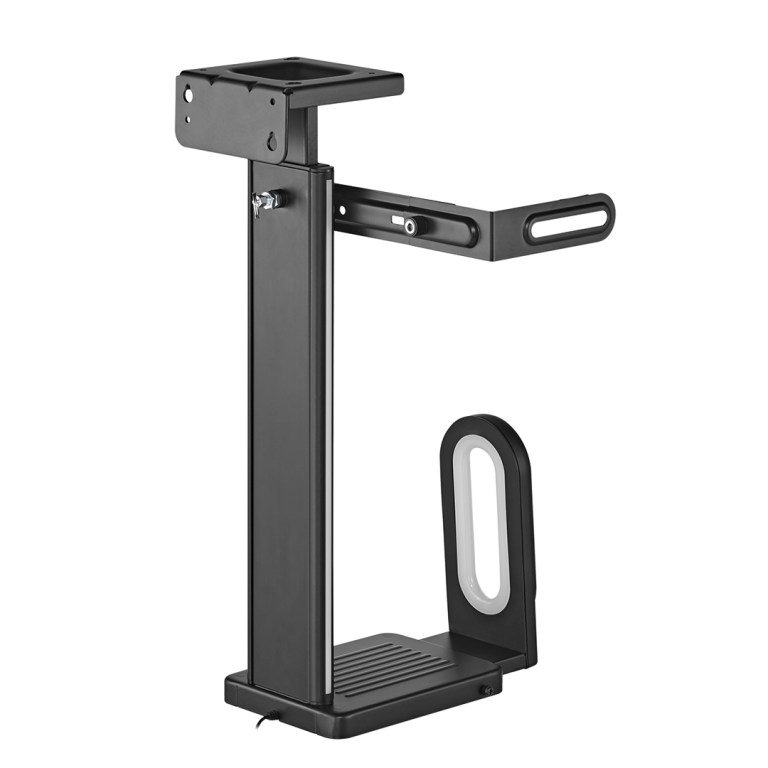 Ultradesk FLANK - Computer holder with LED RGB lighting