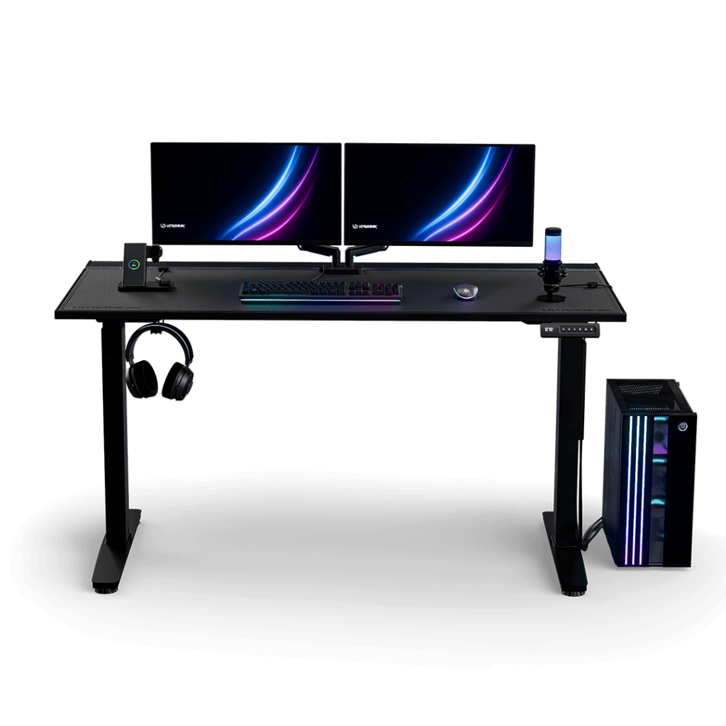 Ultradesk VORTEX - Top gaming desk with expanded features