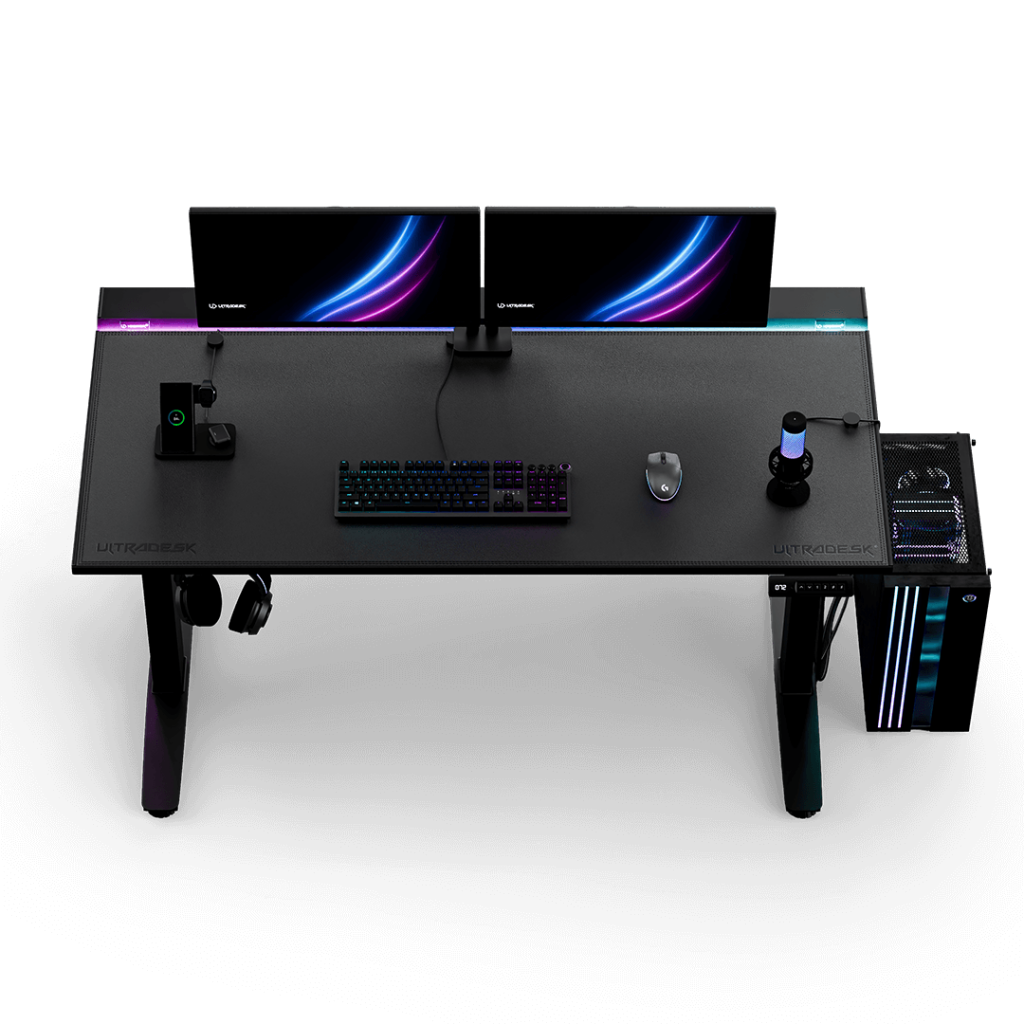 Ultradesk VORTEX - Top gaming desk with expanded features