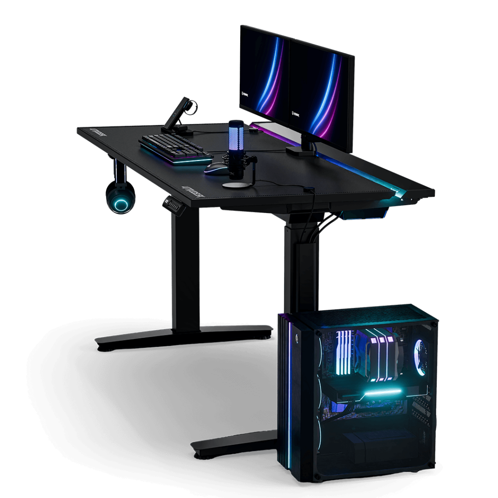 Ultradesk VORTEX - Top gaming desk with expanded features