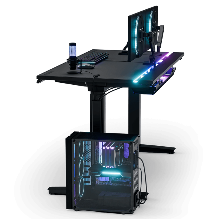 Ultradesk VORTEX - Top gaming desk with expanded features