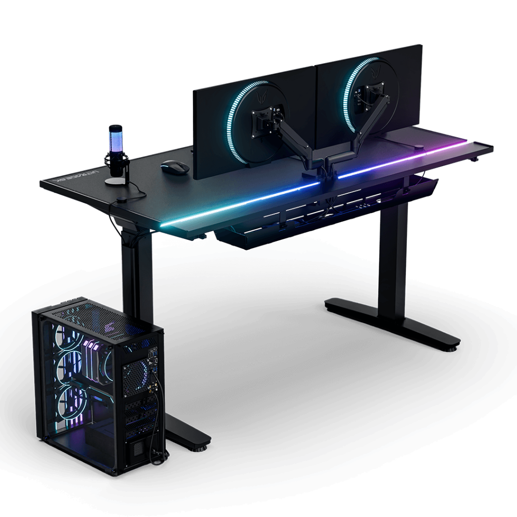 Ultradesk VORTEX - Top gaming desk with expanded features